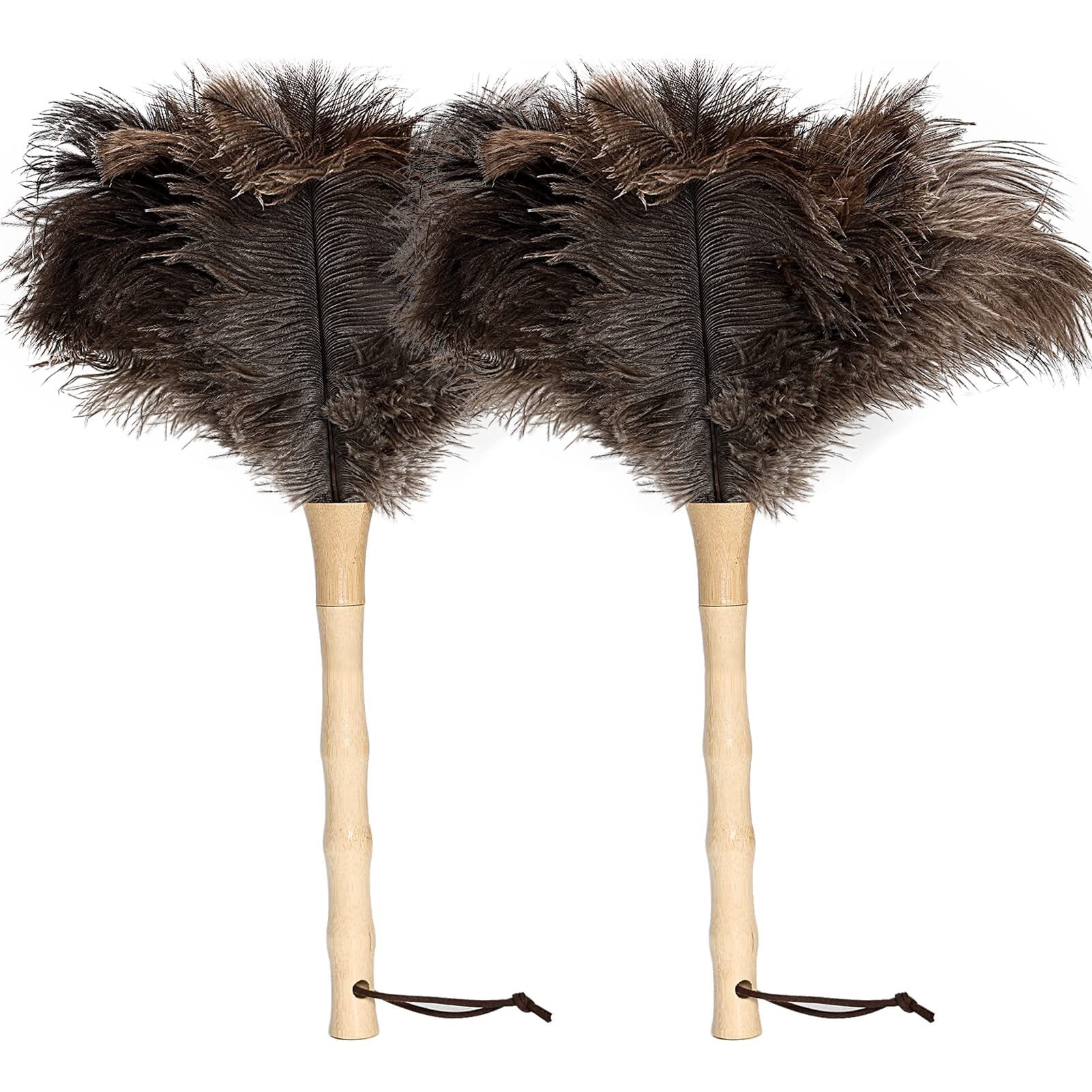 Ostrich Feather Duster 14 inch Feather Duster Fluffy Natural Genuine ...