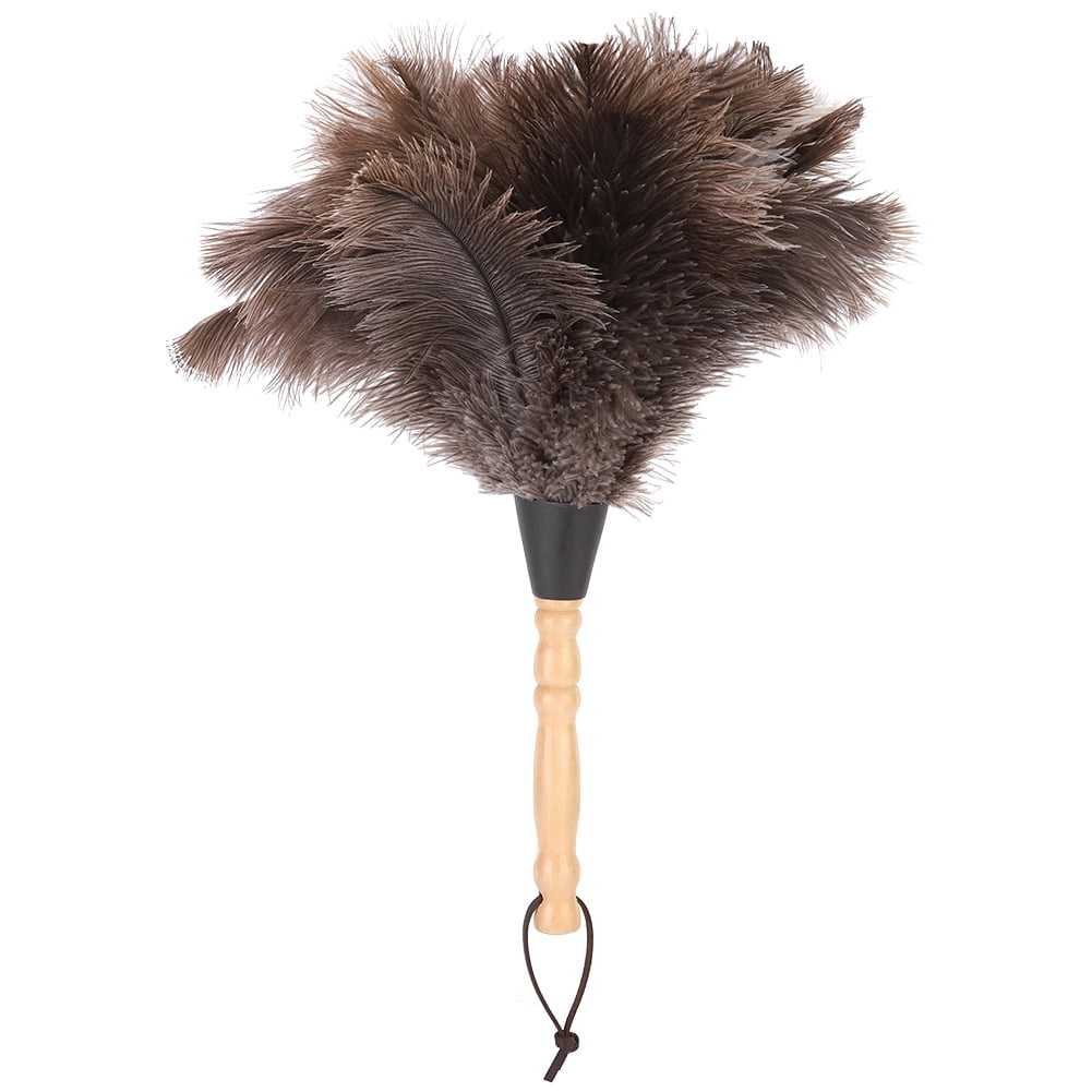 Ostrich Feather Duster, Attracts Dust Particles Anti-Static Reusable ...