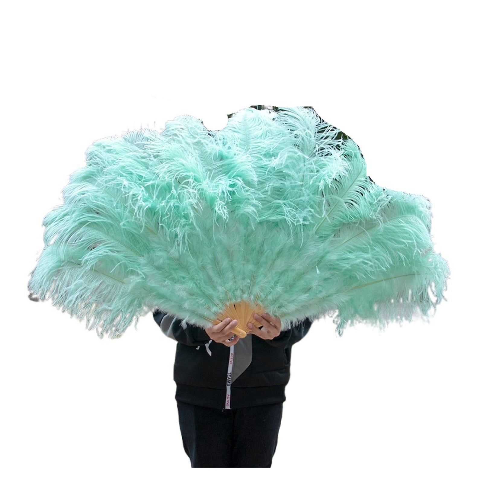 Ostrich Feather Fan Large Ostrich Feather Fans Feather Hand Fan ...