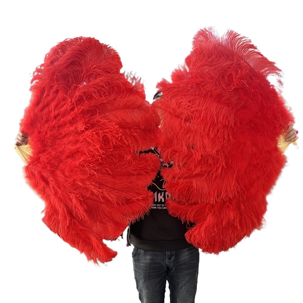 Ostrich Feather Fans Wedding Dance Party Turkey Feather Carnival ...