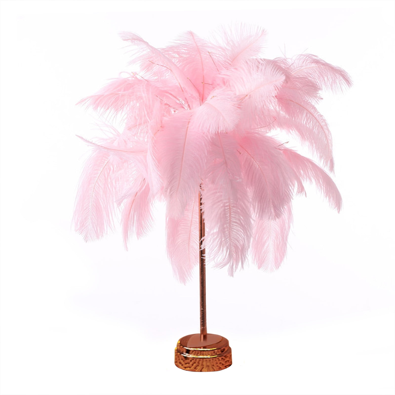 Ostrich Feather Lamp,Feather Floor Lamp for Living Room, Fluffy Ostrich ...