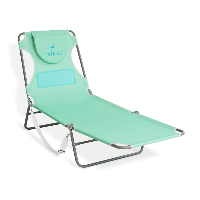 Ostrich Ladies Comfort Lounger, Adjustable, Foldable with Face Hole ...