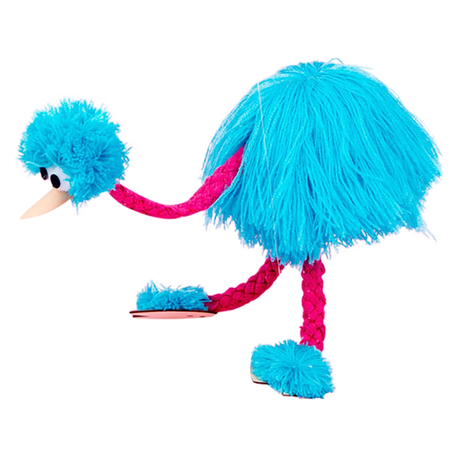 Ostrich Marionette Hand Puppets For Kids, Interactive String Puppets ...