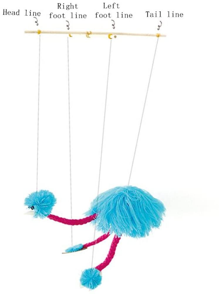 Ostrich Marionette Puppet,Ostrich String Puppet，Exercise Hand-Brain Balance，Marionette Puppets ...