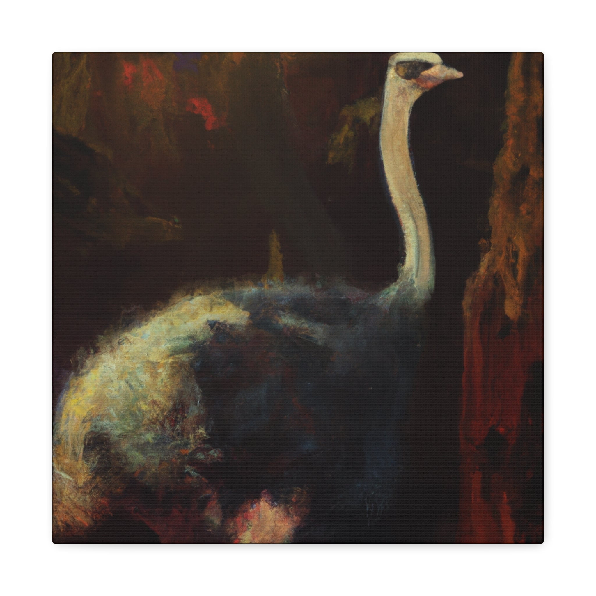 "Ostrich in Splendor" - Canvas - Walmart.com