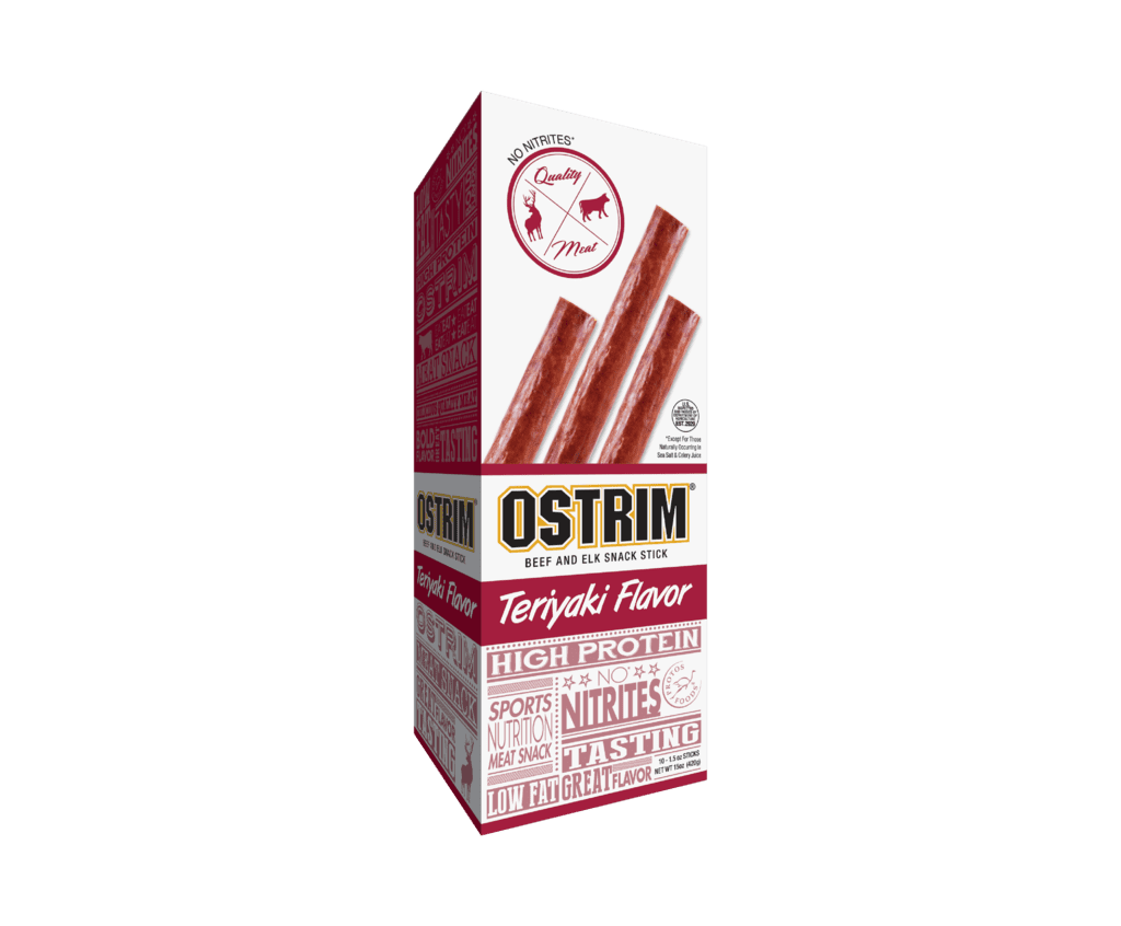 OSTRIM Beef Elk Snack Stick, High Protein, Low Sugar, 14g Protein, 88 ...