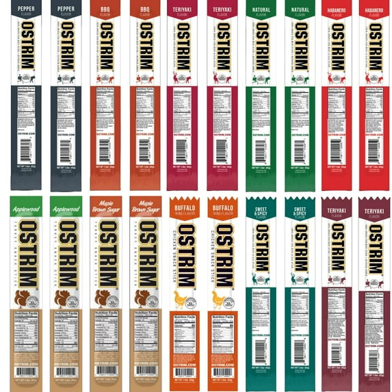 Ostrim Snack Sticks Box - High Protein | Low Carb | Keto Friendly ...