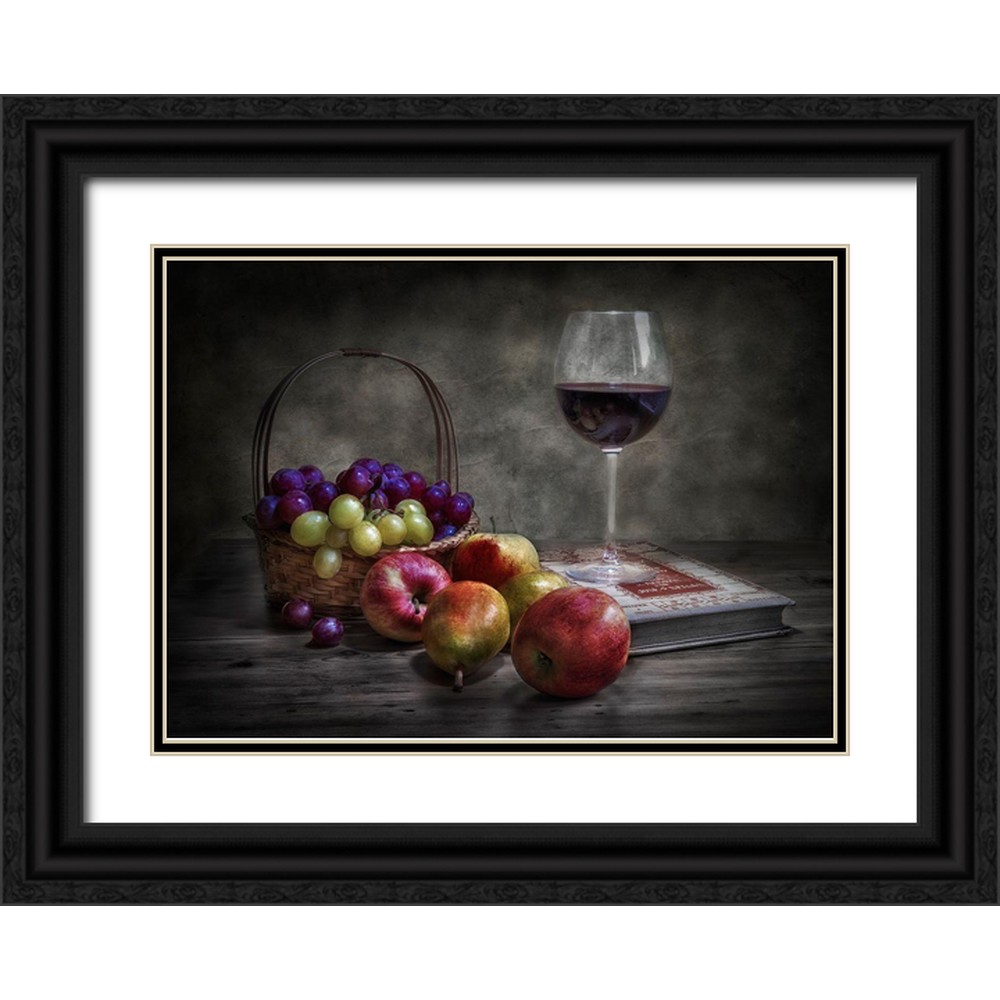 Osuna, Fran 24x18 Black Ornate Wood Framed with Double Matting Museum ...