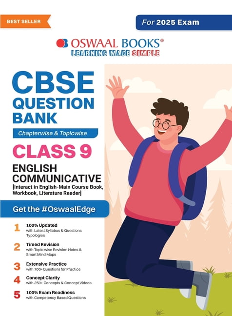 Oswaal CBSE Question Bank Class 9 English Communicative, Chapterwise ...