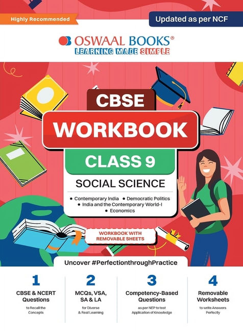 Oswaal CBSE Workbook Social Science Class 9 Updated as per NCF For ...