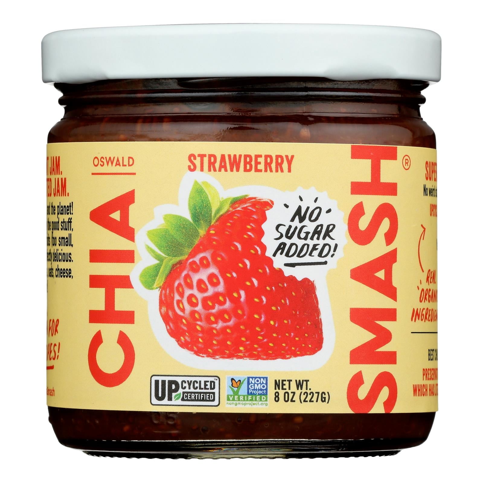 Oswald - Jam Chia Smash Strawberry - Case of 6-8 OZ - Walmart.com