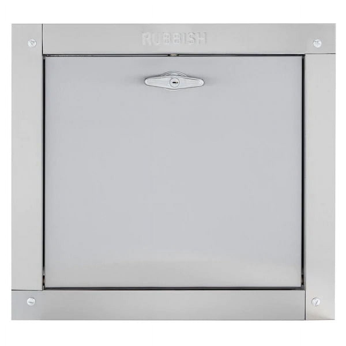 Oswald Supply Midland Style Stainless Steel Trash Chute Door ...