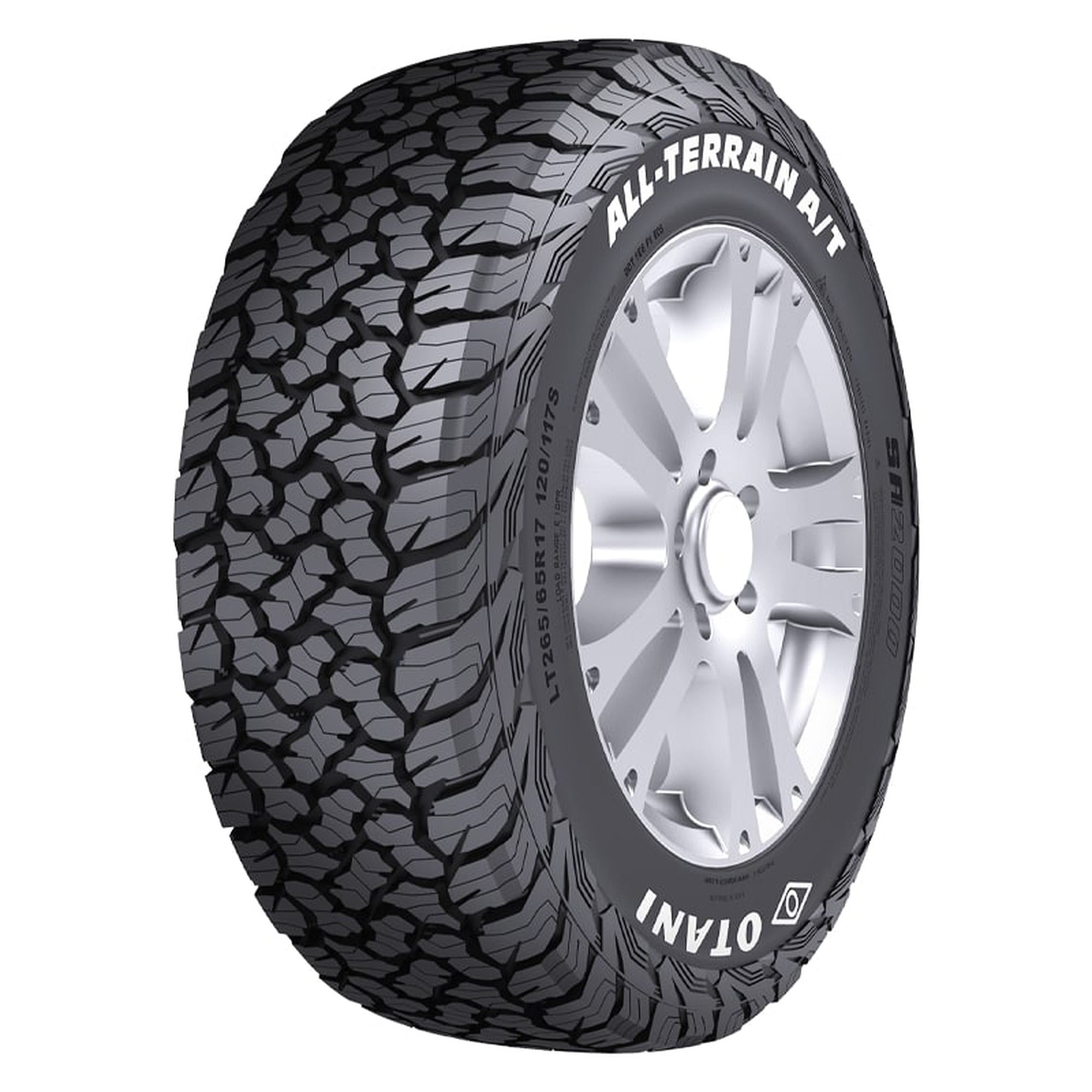 OTANI SA2000 Tire, 265/60R18 110S, Fits 2012-13 Jeep Cherokee Laredo X & 2015 Toyota Tacoma TRD ...