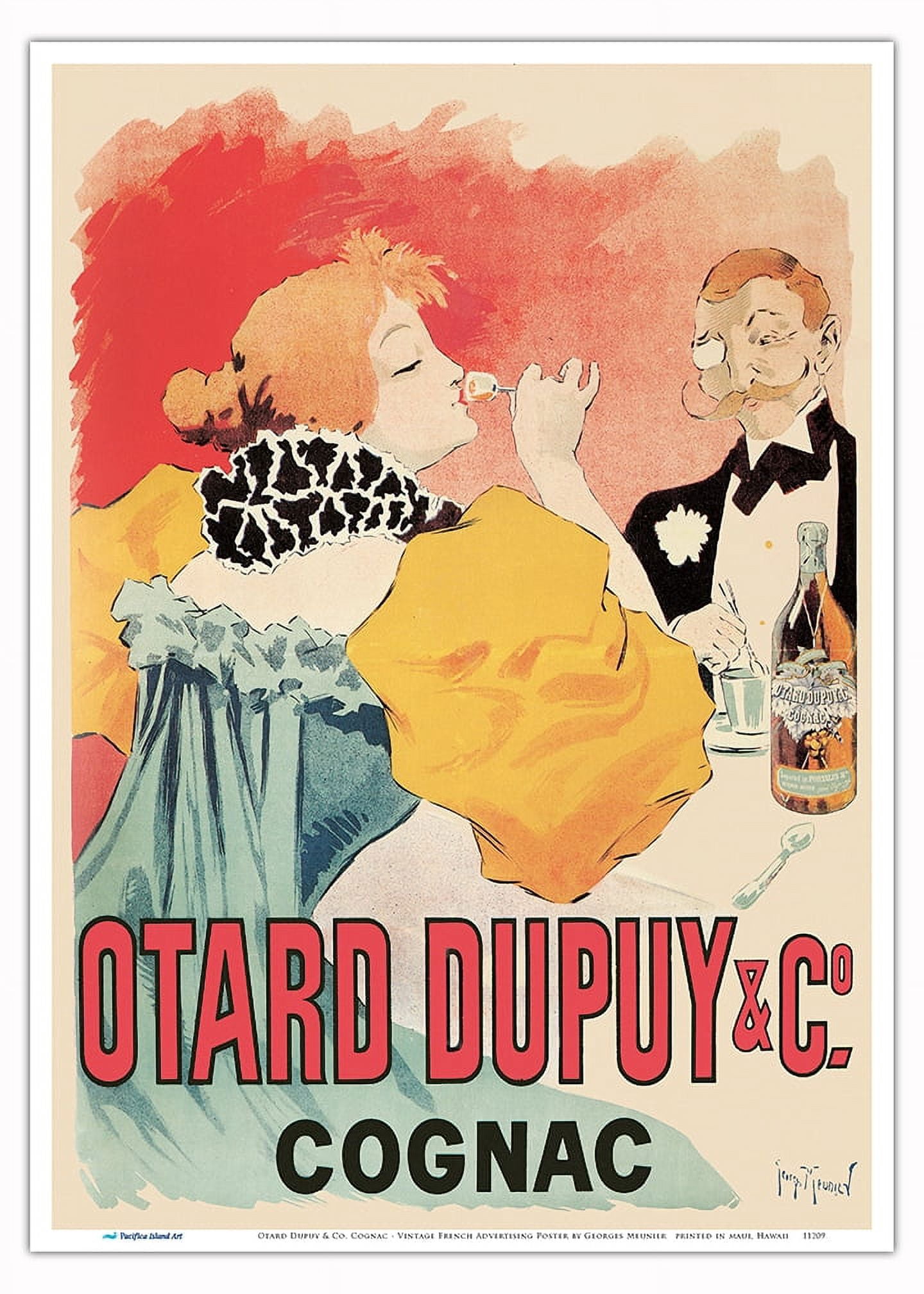 Otard Dupuy & Co. Cognac - Vintage French Advertising Poster by Georges ...