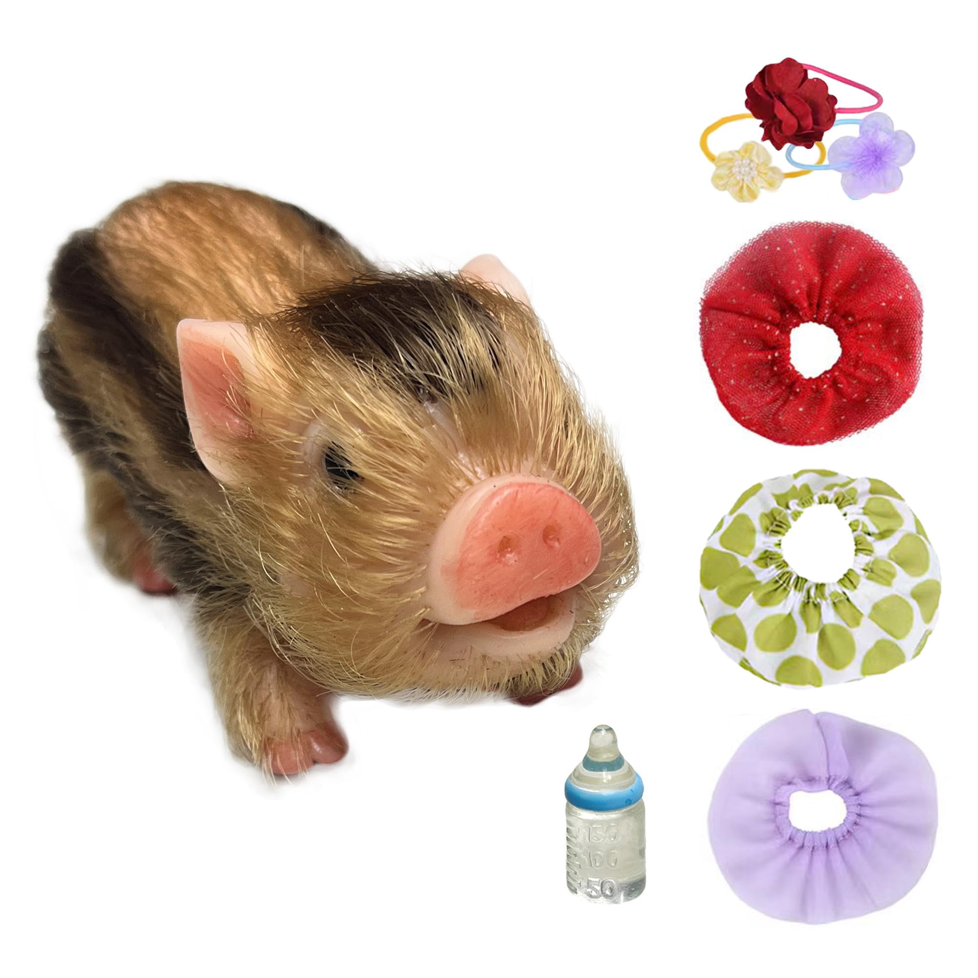 OtardDolls Reborn Pig Dolls, 5 Inch Realistic Newborn Full Silicone ...