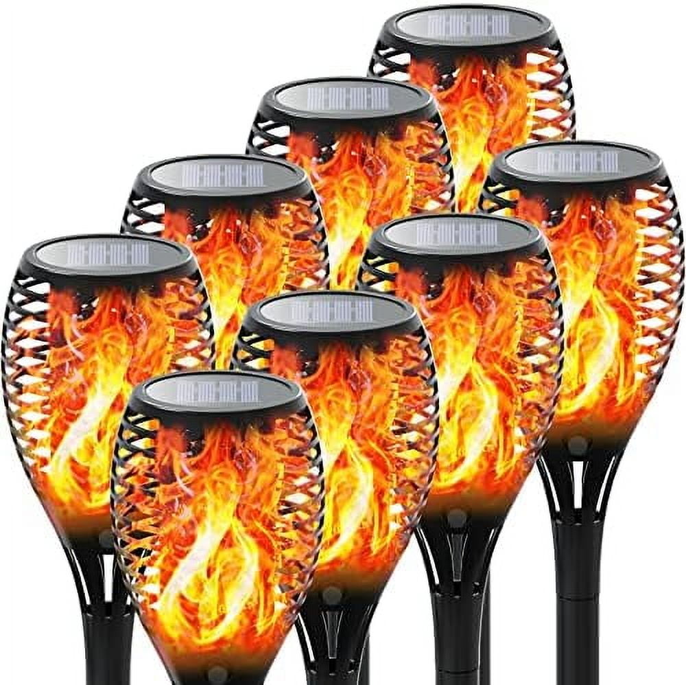 Otdair Super Larger Solar Lights, 8 Pack Large Torch Lights with ...