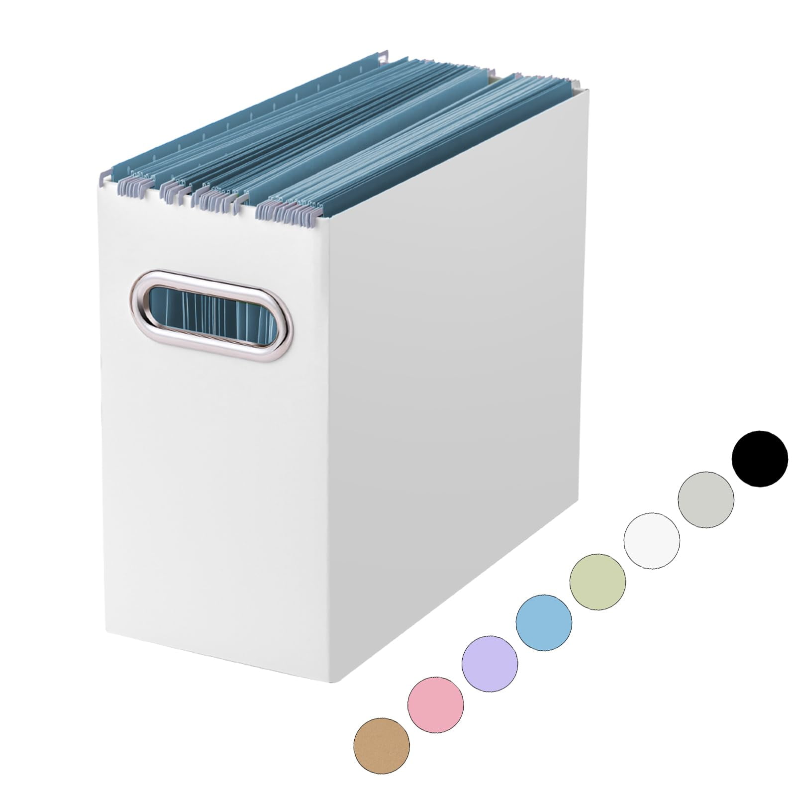 Oterri File Organizer, Small Storage Box, Cardboard File Folder ...