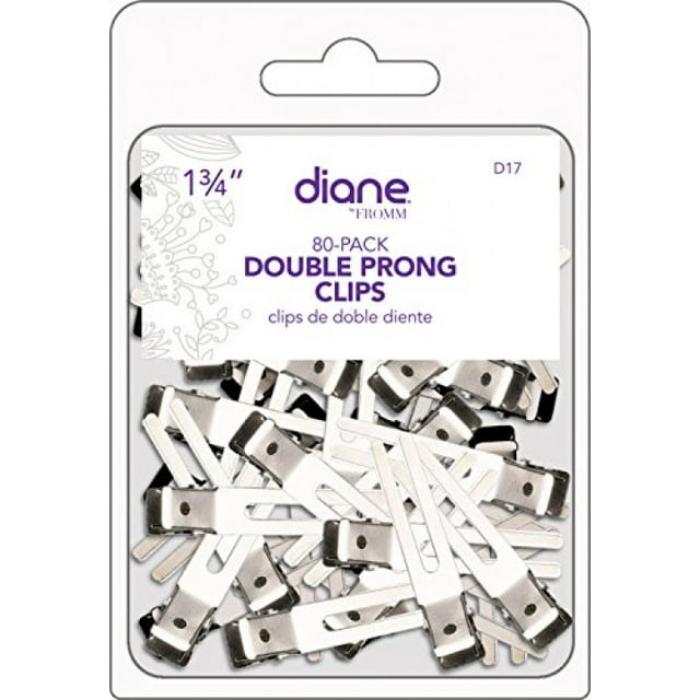 Other Accessories: Diane Double Prong Clips ( 1 3/4 inch - 80 Pack ...