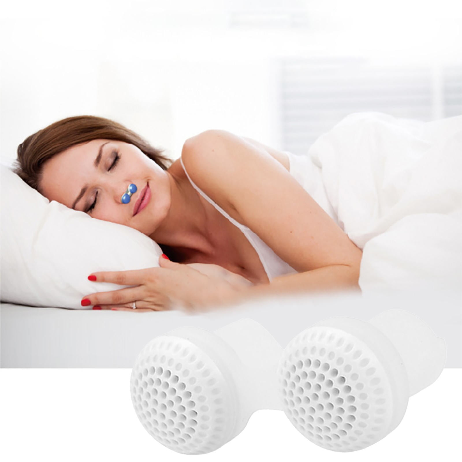 Other, Nasal Respirator Anti Snoring Device Nasal Dilator Soft Snoring Nose And Mouth Snoring ...