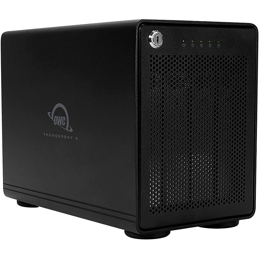 OWC ThunderBay 4 RAID Ready 4-Bay External Storage Enclosure with Dual Thunderbolt 3 Ports ...