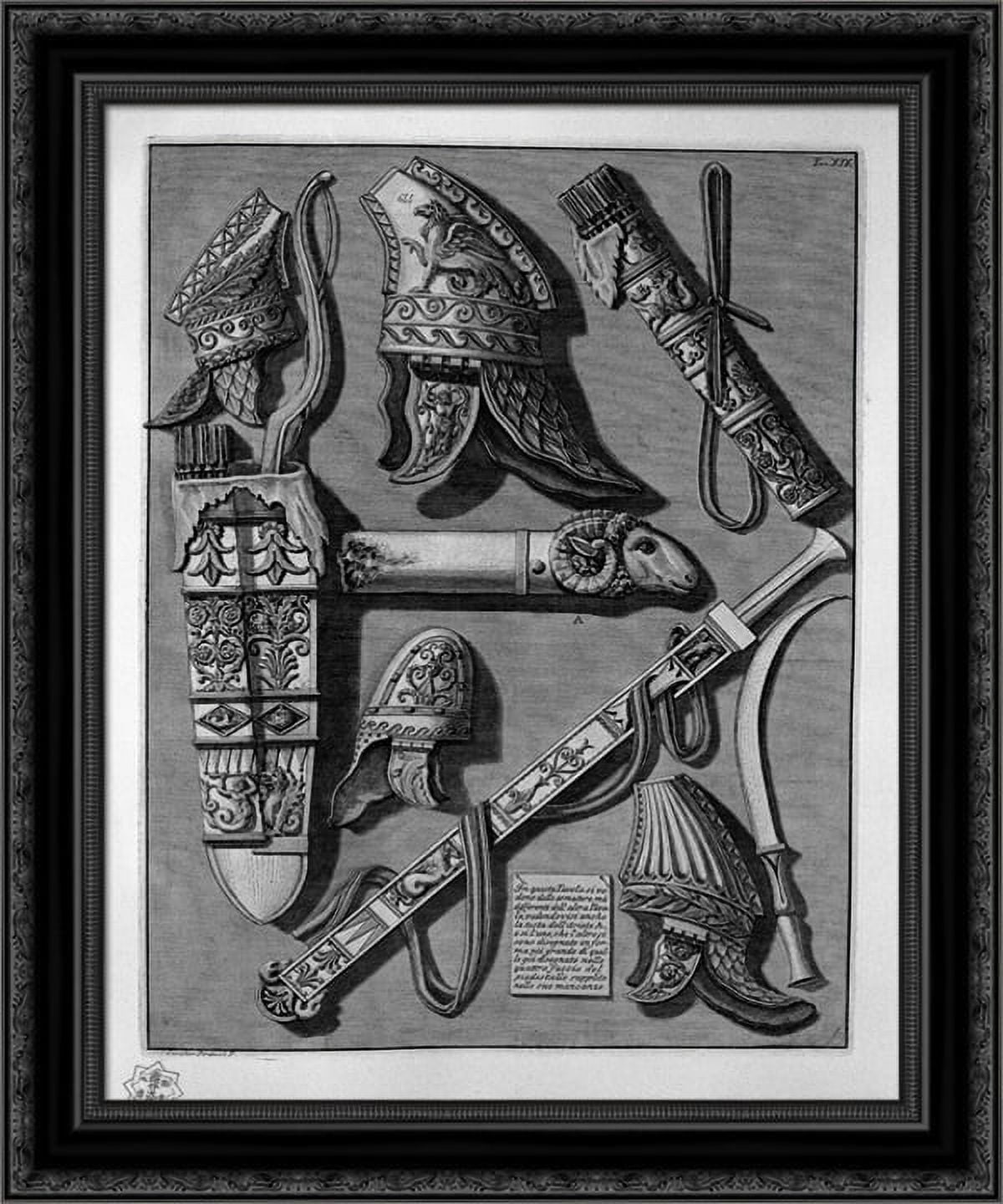 Other weapons and armor, different from the above table 20x24 Black ...