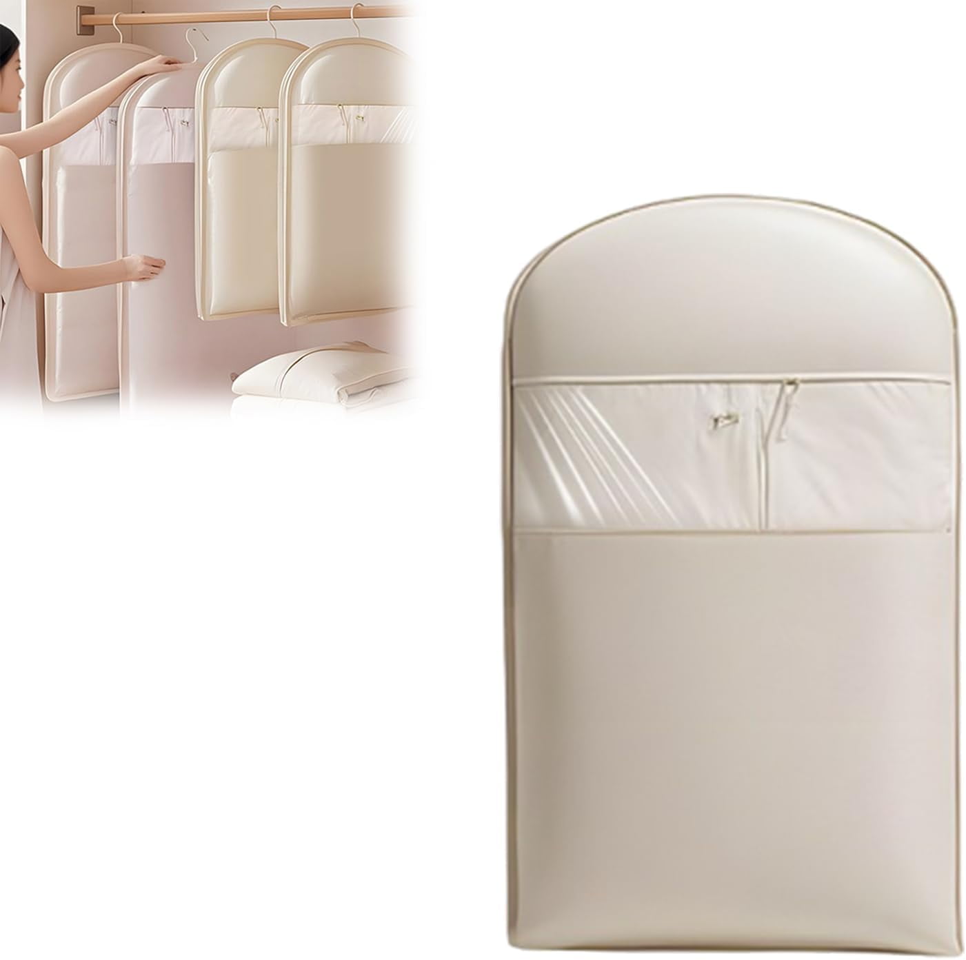 Otherwisie, Space Saving Hanging Garment Bag with Self Compression ...