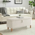 Othniel Modern Boucle Storage Ottoman Bench - Walmart.com