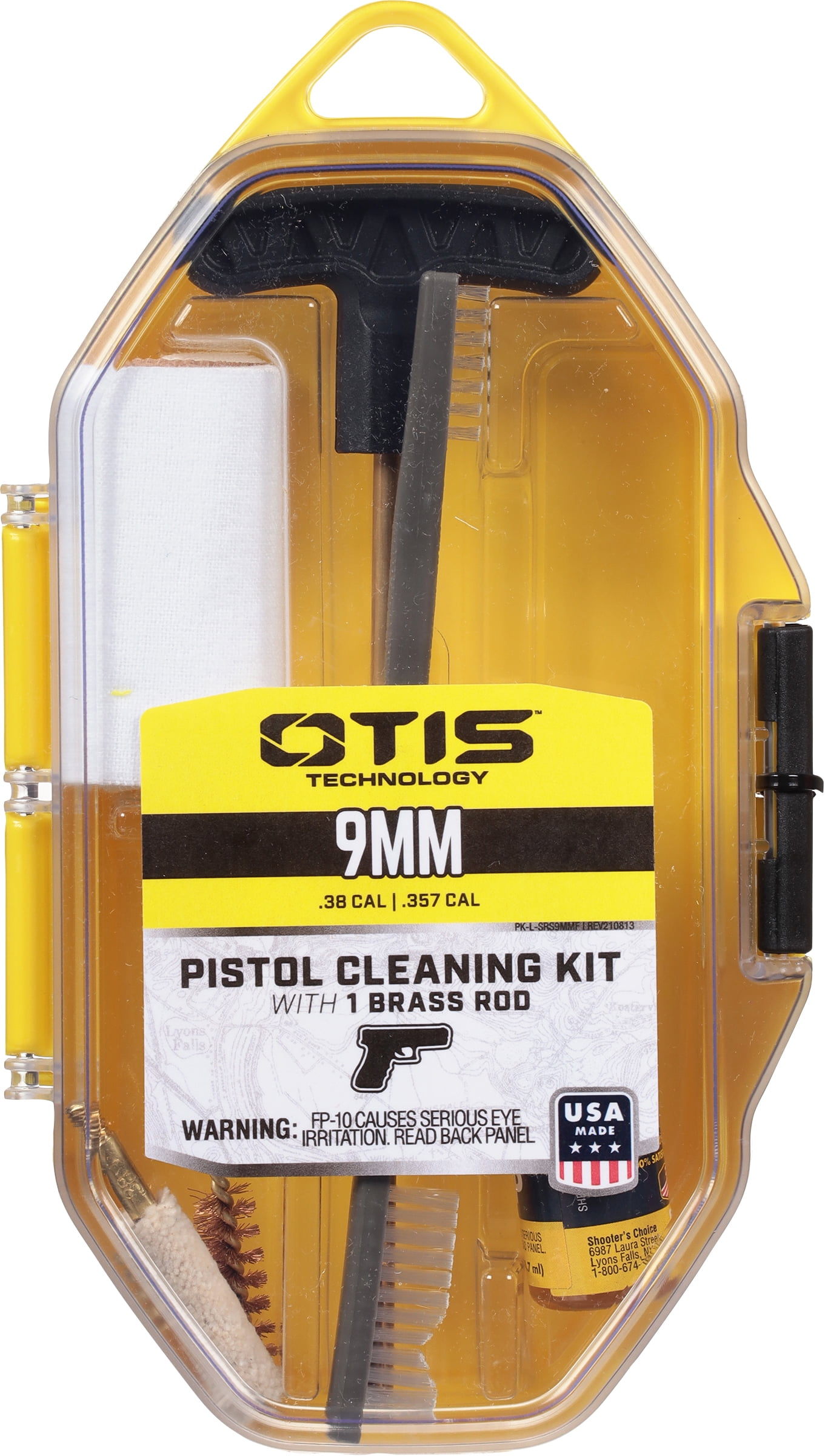 Otis 9mm Pistol Cleaning Kit with Brass Rod - Walmart.com
