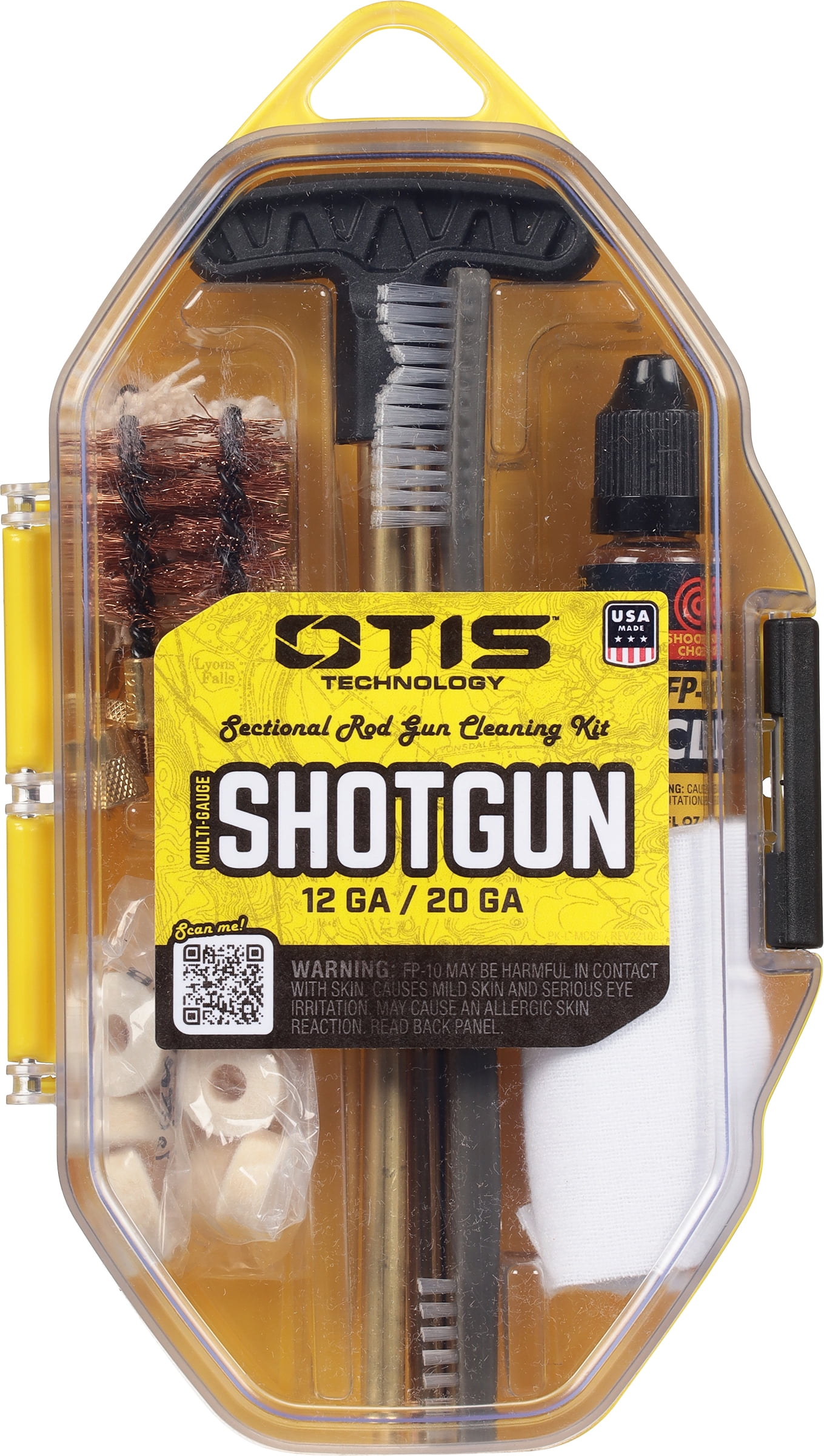 Otis Multi Gauge Shotgun Cleaning Kit with Brass Rod - Walmart.com