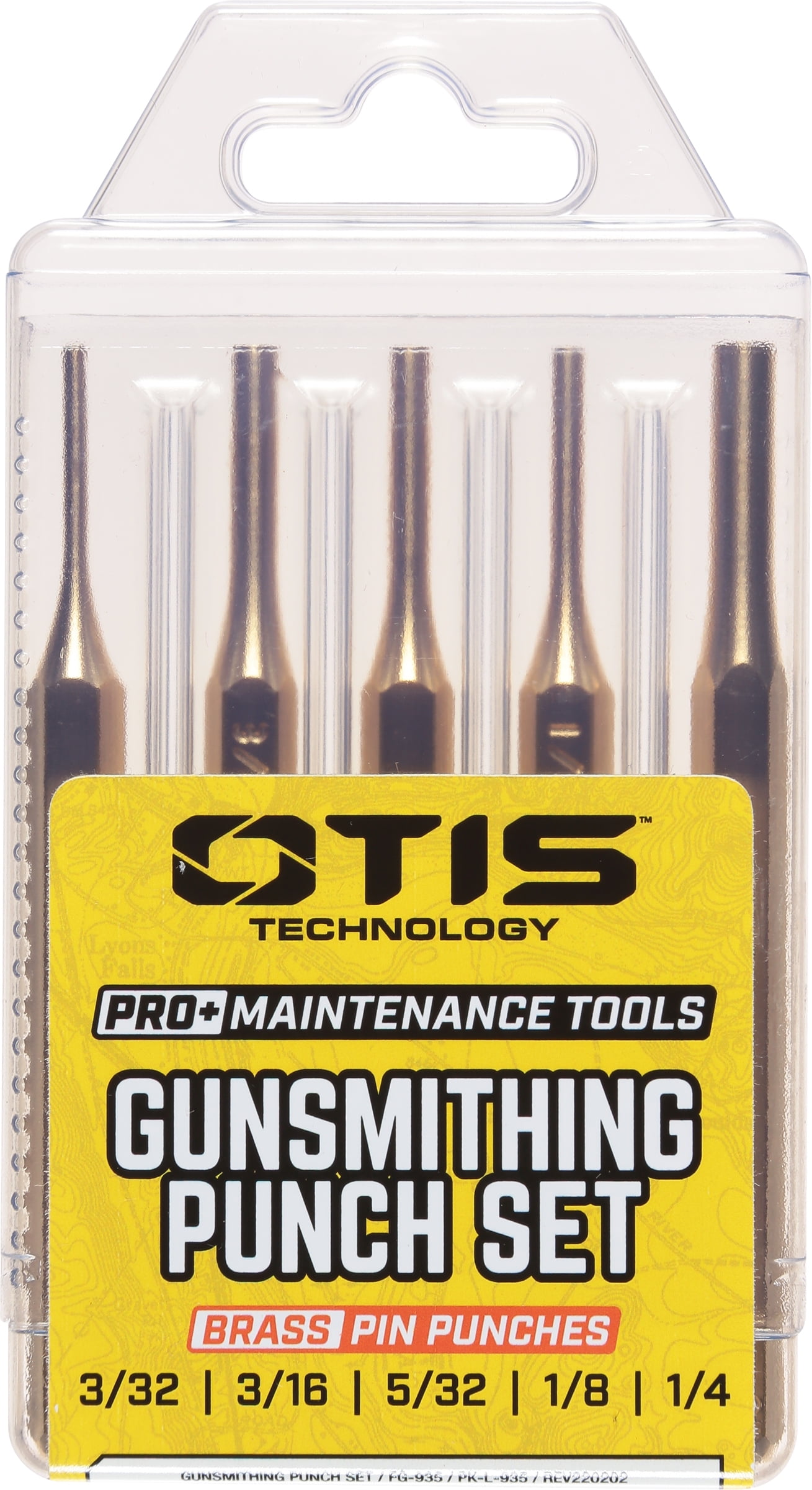 Otis Technology Brass Punch Set, 5 Piece - Walmart.com