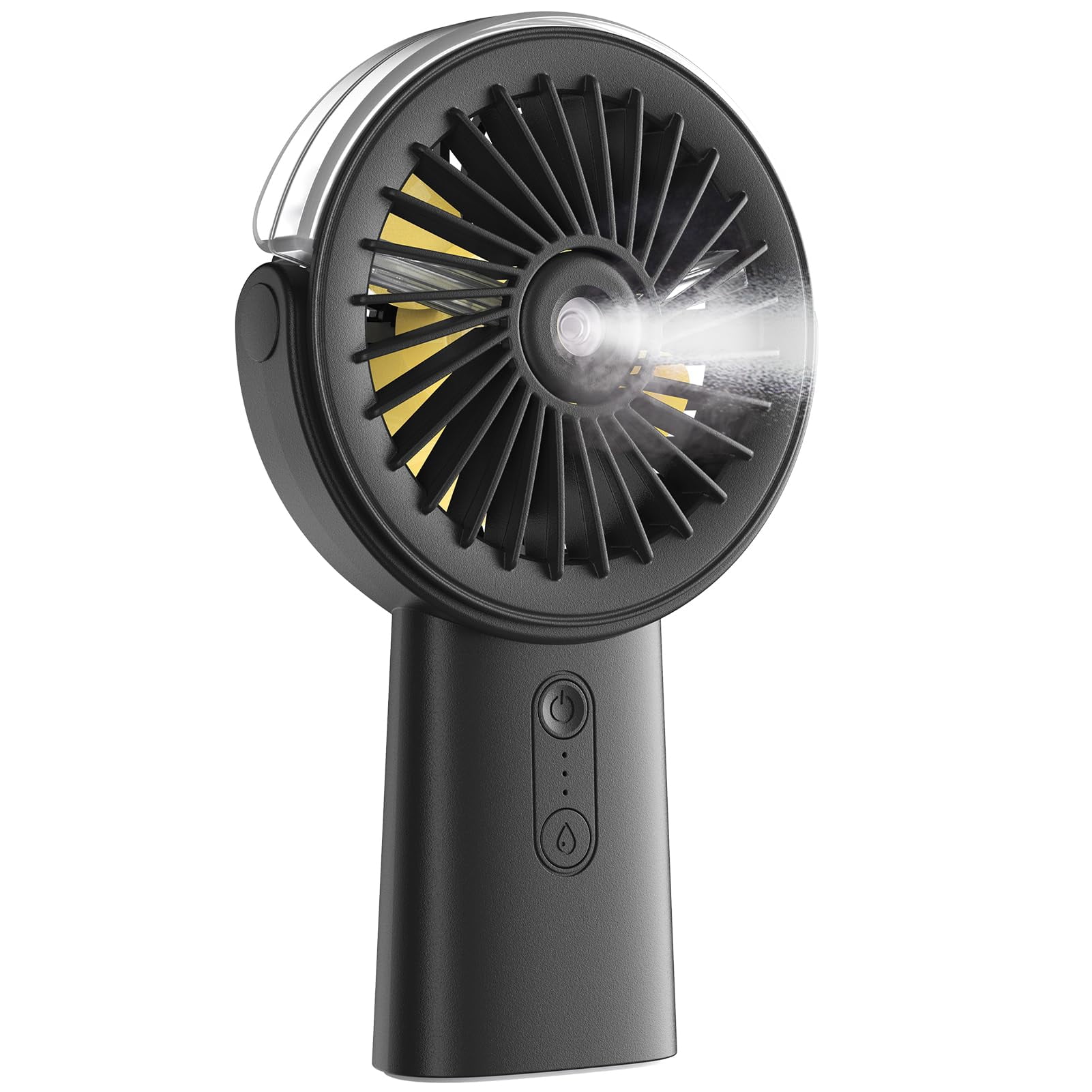 Otlonpe Handheld Misting Fan JKF25 Portable, 4000mAh Rechargeable ...