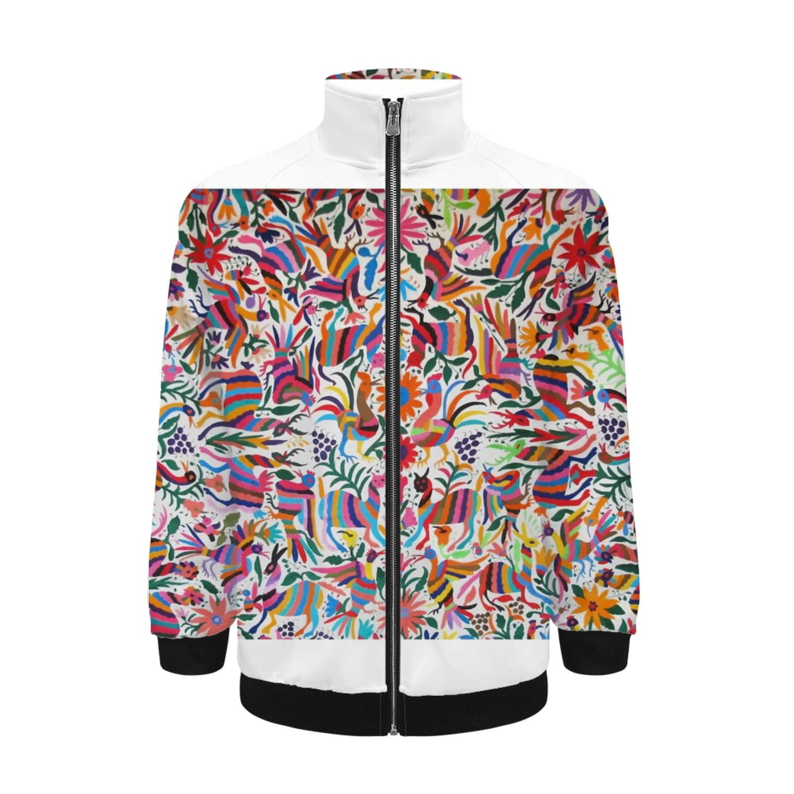 Otomi Fabric Mexico Art Jacket Men's Street Cool Long Sleeves Coat ...