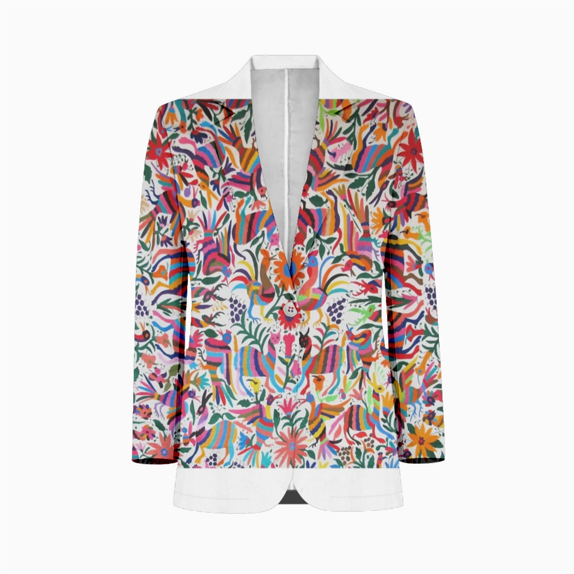Otomi fabric Mexico art Customized Men's Suits full man Shawl Collar ...