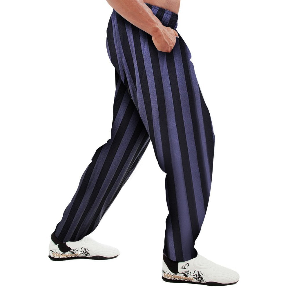Otomix Men's Baggy Bodybuilding Workout Pants Charcoal Stripe X-Large ...