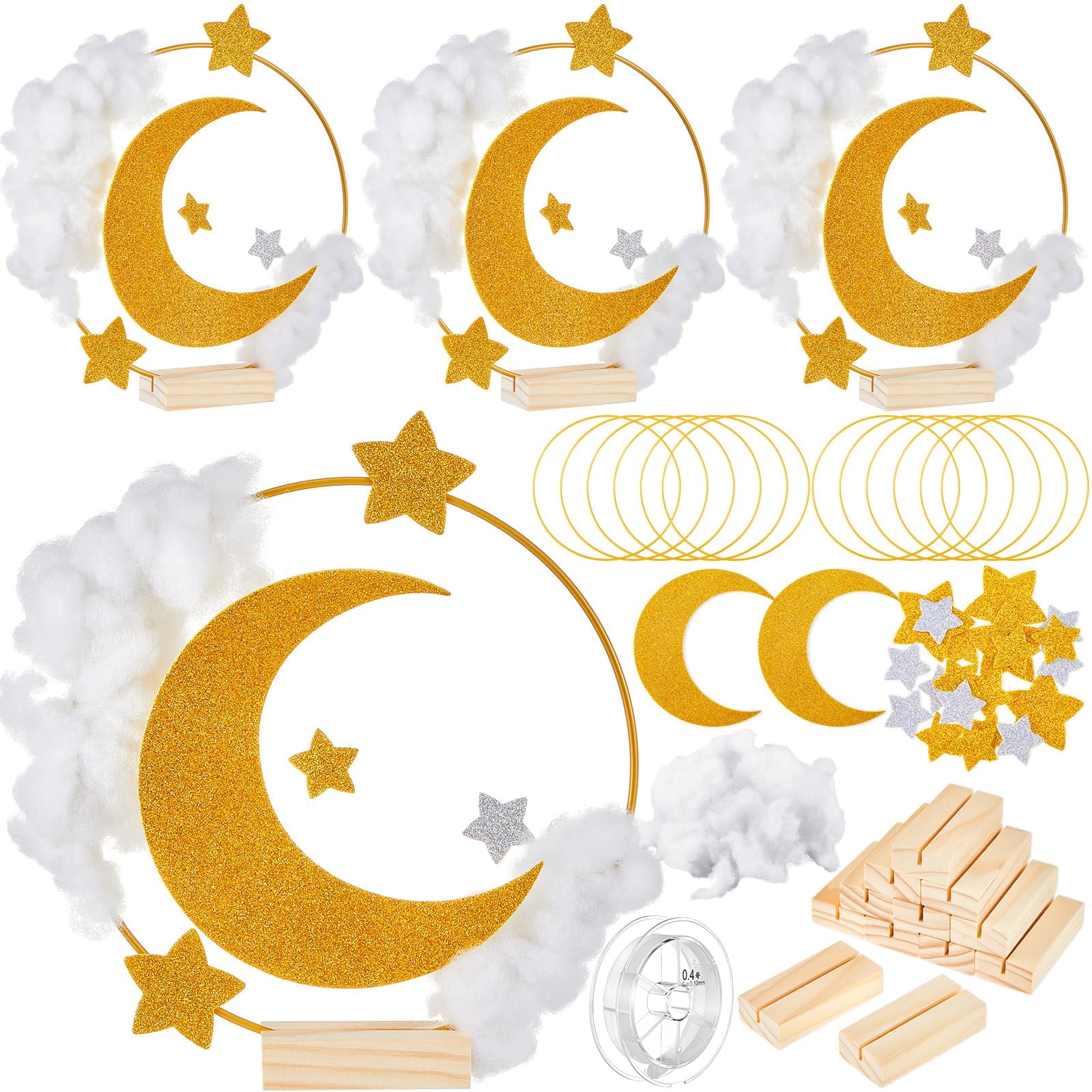 Otoolling 12 Sets Twinkle Twinkle Little Star Table Centerpieces DIY ...