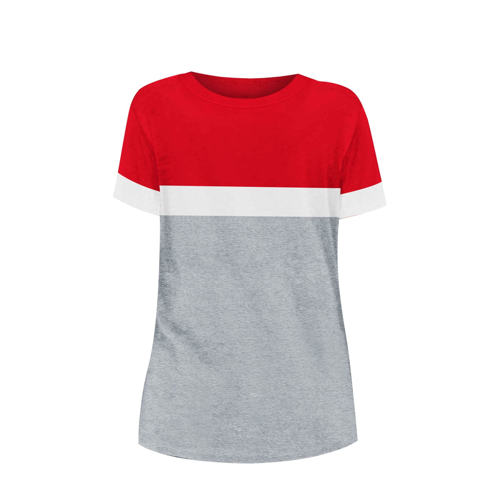 Otqutp Baby Blouse Kids Girls Top Summer Short Sleeve Round Neck Color ...