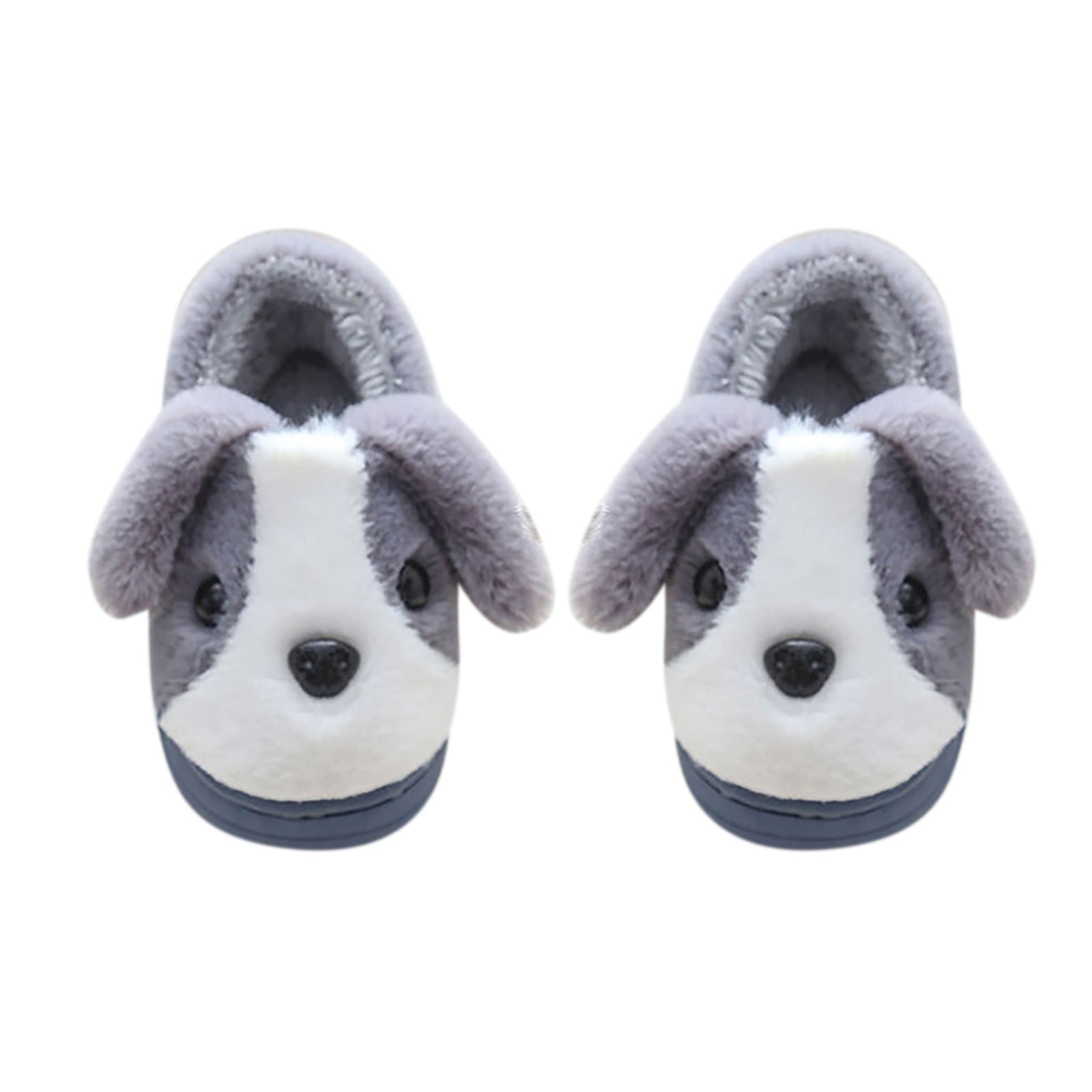 Otqutp Baby Home Slippers Girls Boys Home Slippers Suede Warm Dog House ...