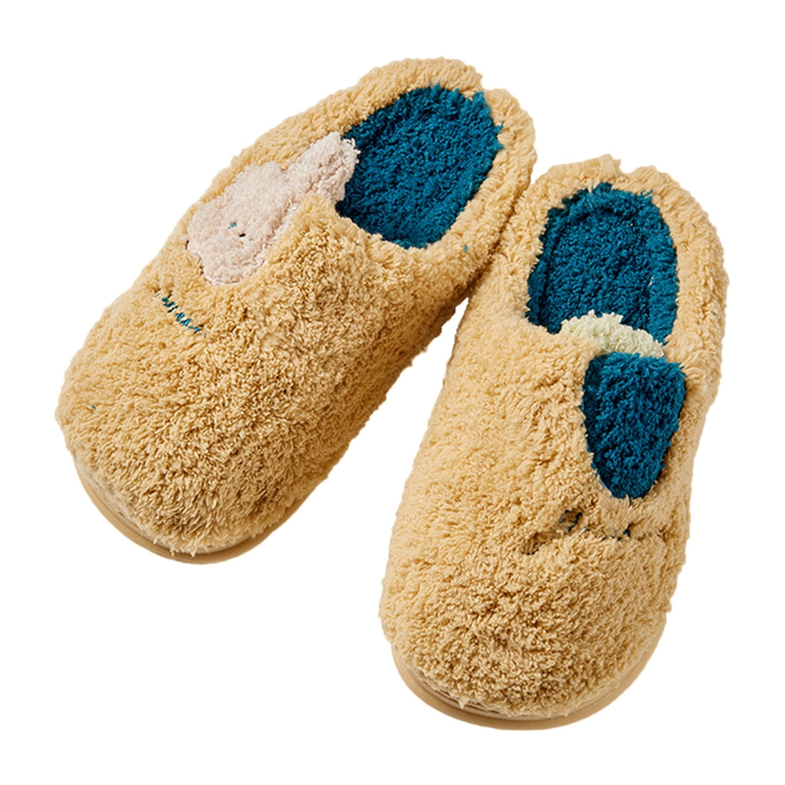 Otqutp Baby House Shoes Bedroom Slippers for Kids Cotton Slippers Girls ...