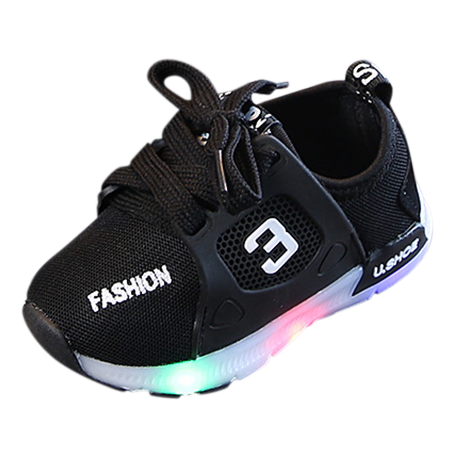 Otqutp Children Running Shoes Kids Lighted Sneakers Glowing Shoes Boys ...
