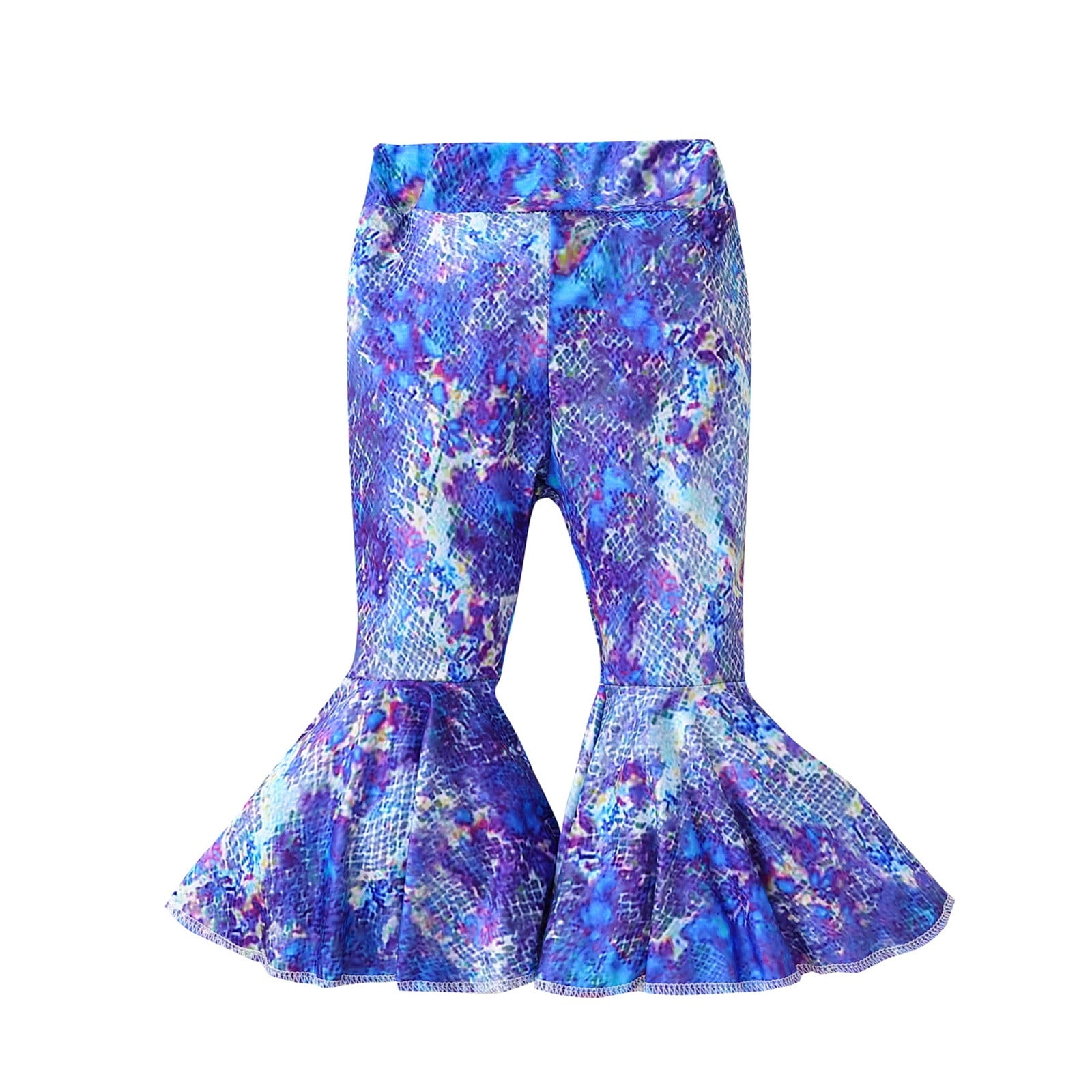 Otqutp Children Stretch Pants Kids Toddler Baby Girls Colourful Print ...