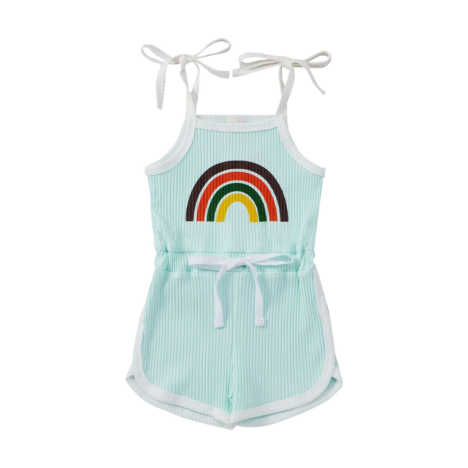 Otqutp Comfy Outfits for Toddler Girls Shorts Summer Romper Playsuit ...