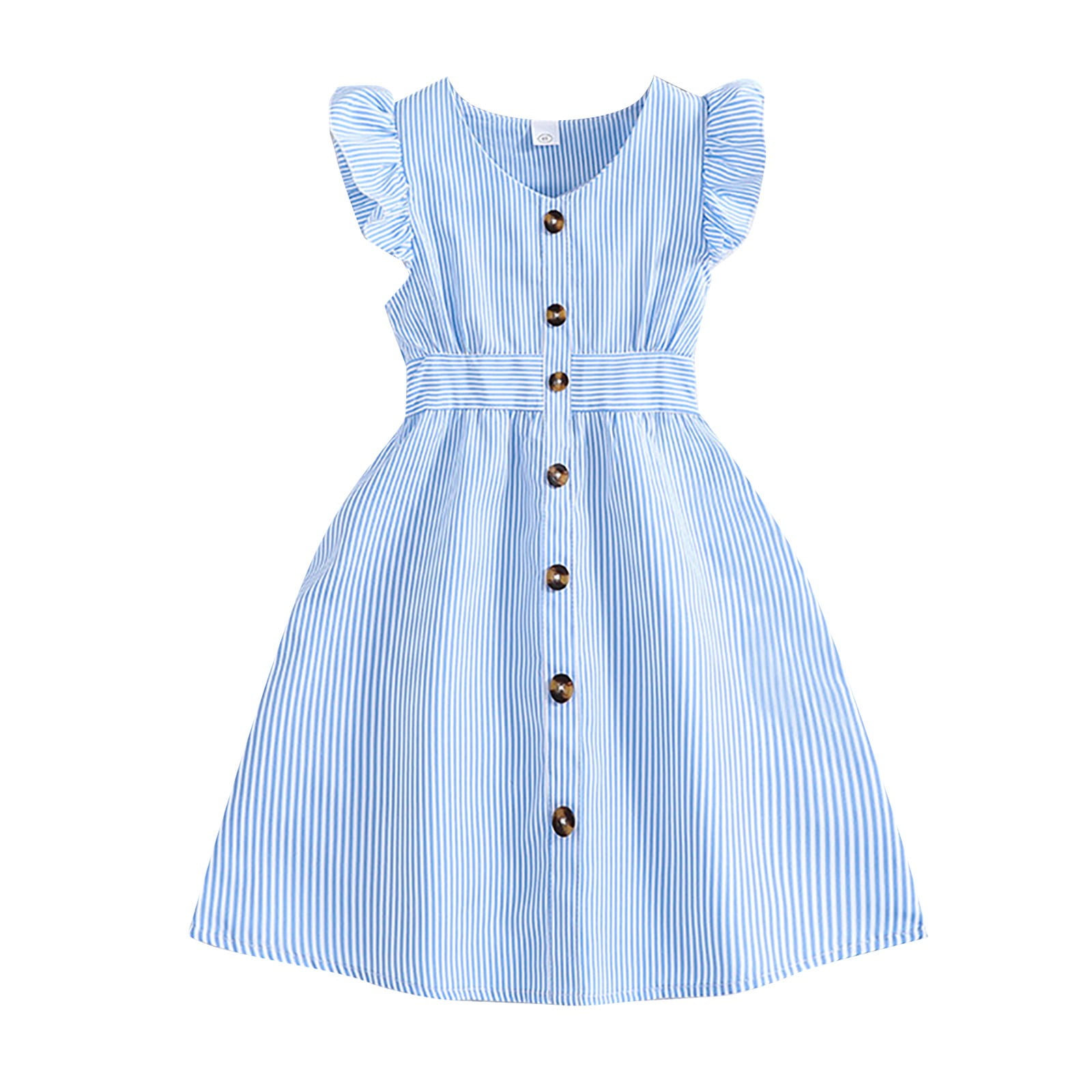 Otqutp Kids Girls Skirt Summer Children's Sleeveless Holiday Dress ...