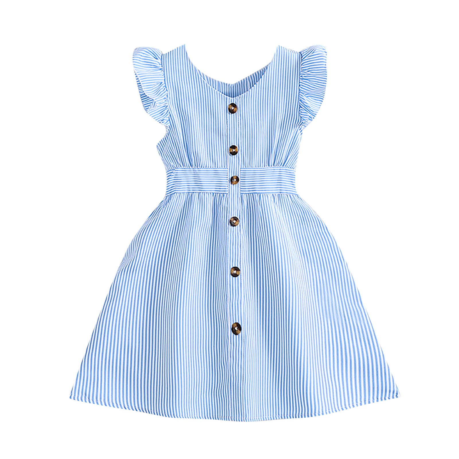 Otqutp Kids Girls Skirt Summer Children's Sleeveless Holiday Dress ...