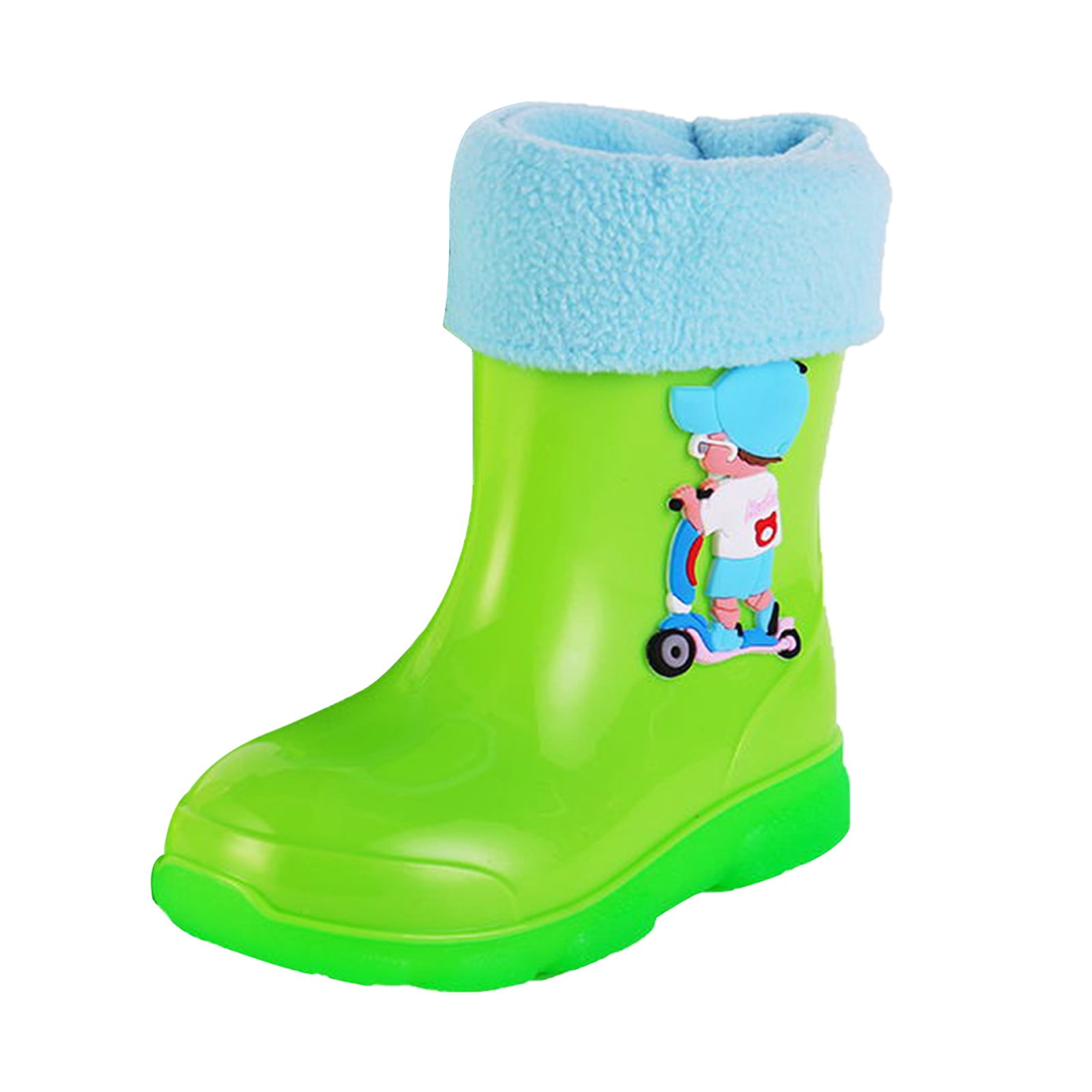 Otqutp Rain Boots for Kids Girls Boys Cartoon Non-Slip Waterproof ...