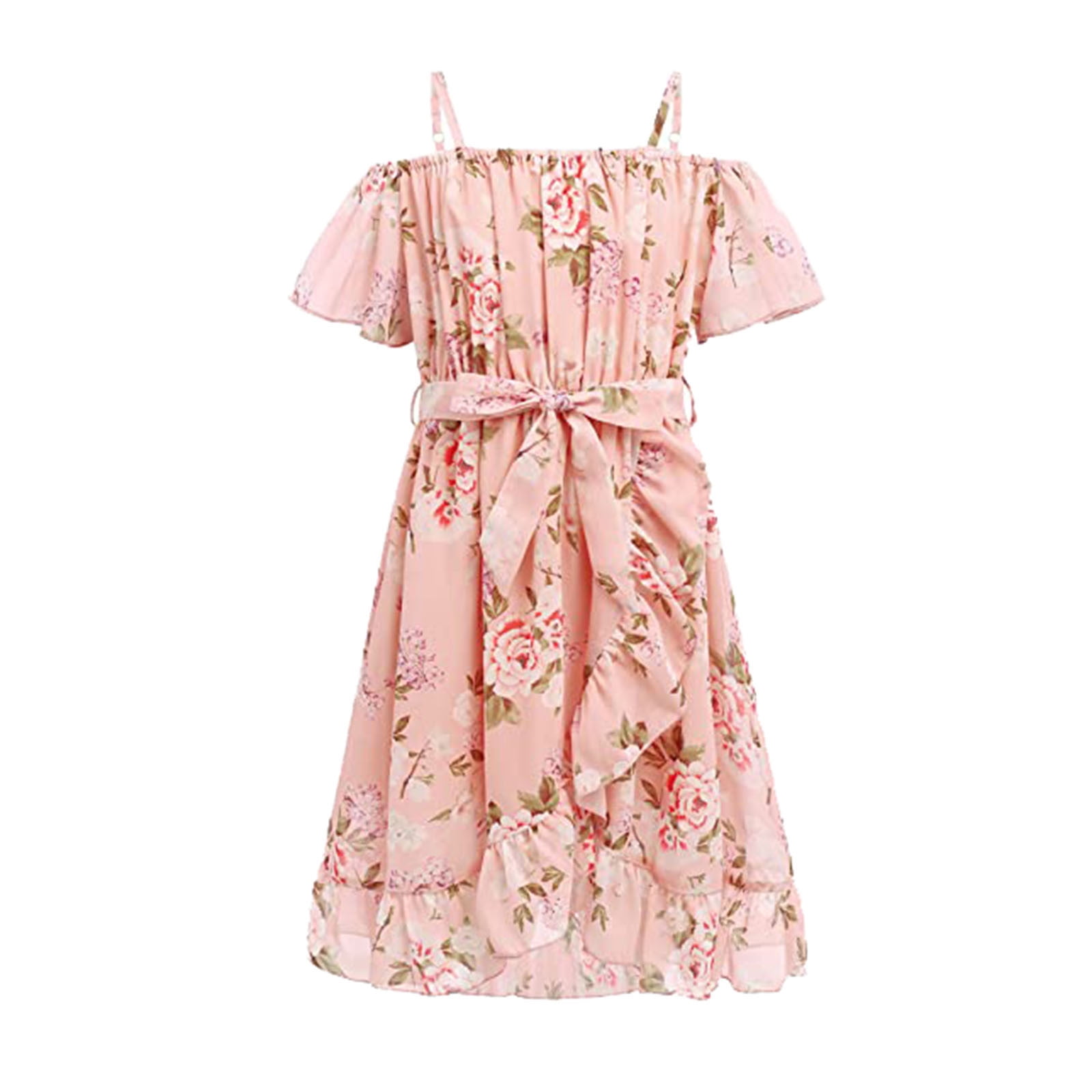 Otqutp Toddler Girls Clothes Set Children Dress Girls Summer Suspender ...