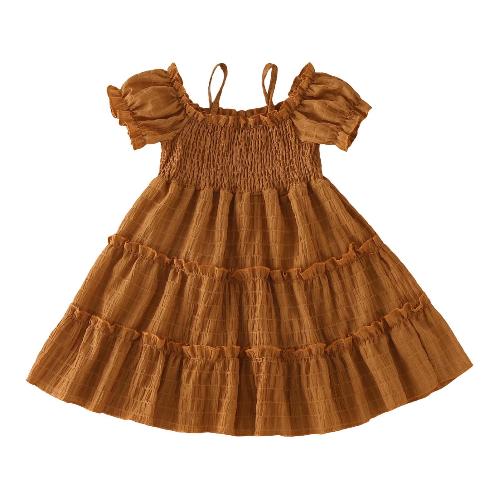 Otqutp Toddler Girls Cute Sundress Little Girls Dress Summer Bud ...
