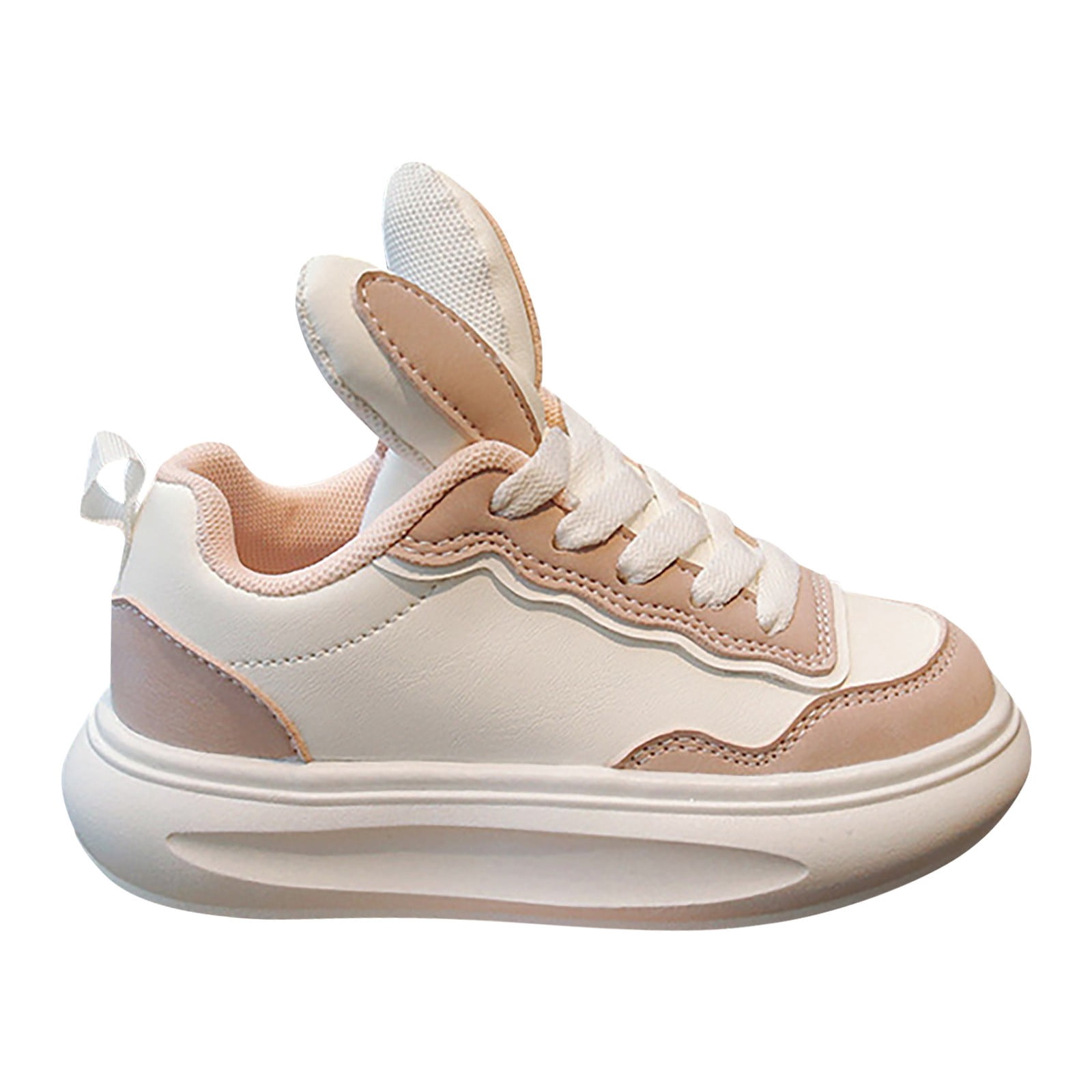 Otqutp Toddler Solid Color Shoes Children's Boys Girls Ripple Printed ...