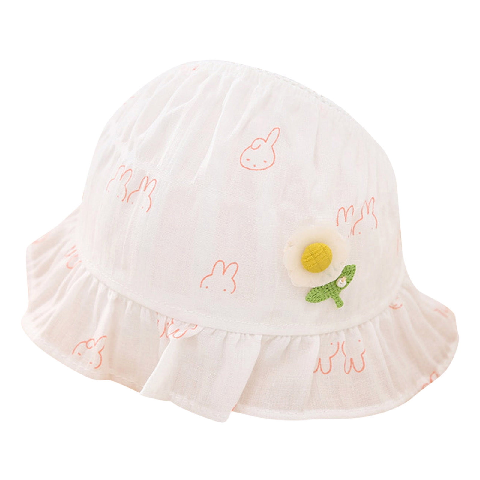 Otqutp Toddler Vacation Hat Hat 0 to 8 Months Summer Sun Hat Girl Breathable Large Brim Hat ...