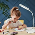 OttLite ClearSun LED Soft Touch Desk Lamp - 3 Brightness Settings with ...