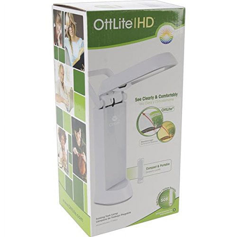 OttLite Folding Task Lamp- White - Walmart.com